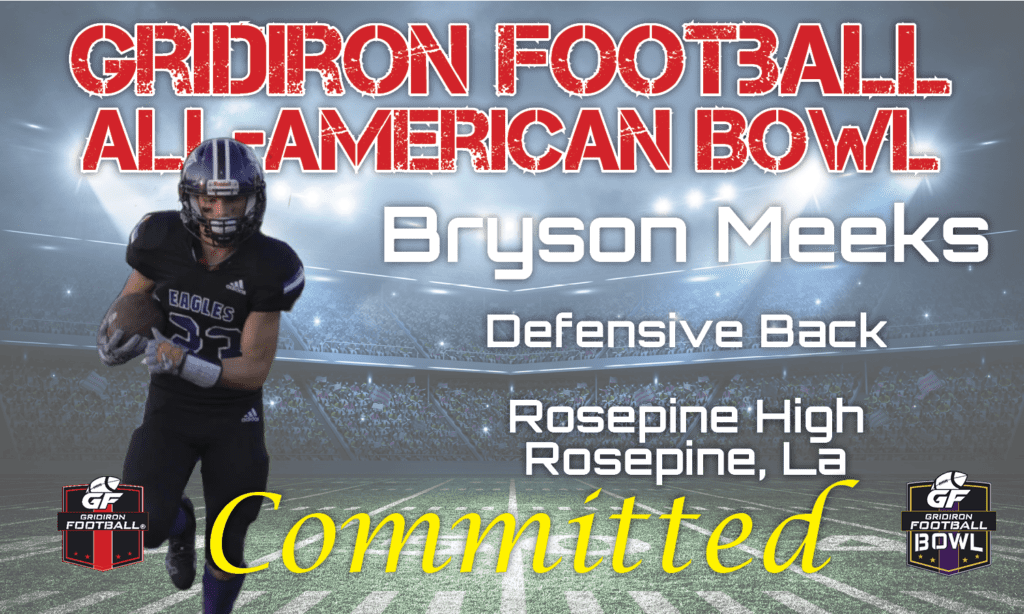 GF All-American Bowl Commit: Bryson Meeks | Gridiron Football
