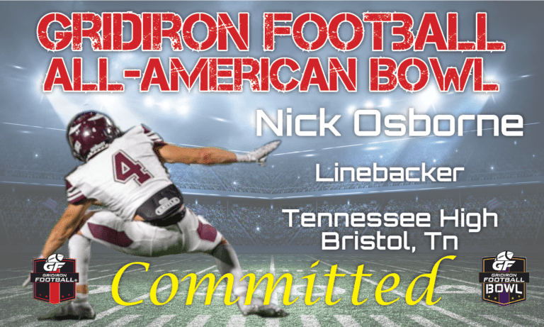 GF All-American Bowl Commit: Nick Osborne | Gridiron Football