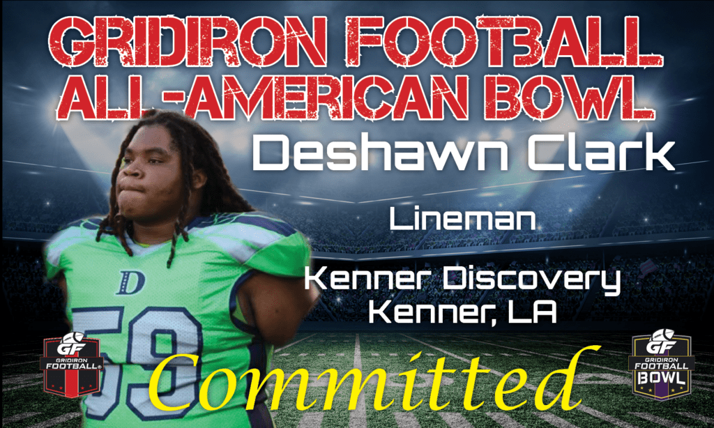 GF All-American Bowl Game Commit: Deshawn Clark | Gridiron Football