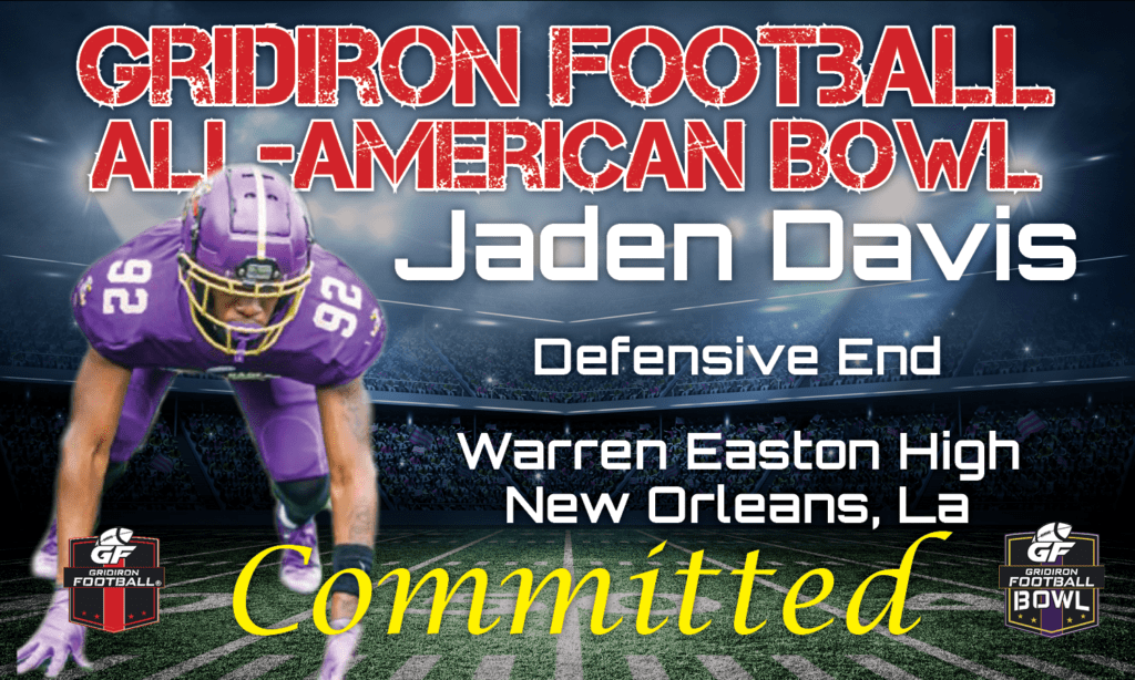 GF All-American Bowl Commit: Jaden Davis | Gridiron Football
