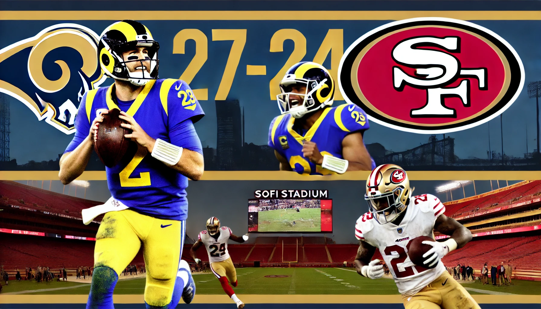 Rams Edge 49ers in a Thrilling 27-24 Comeback Victory at SoFi Stadium ...