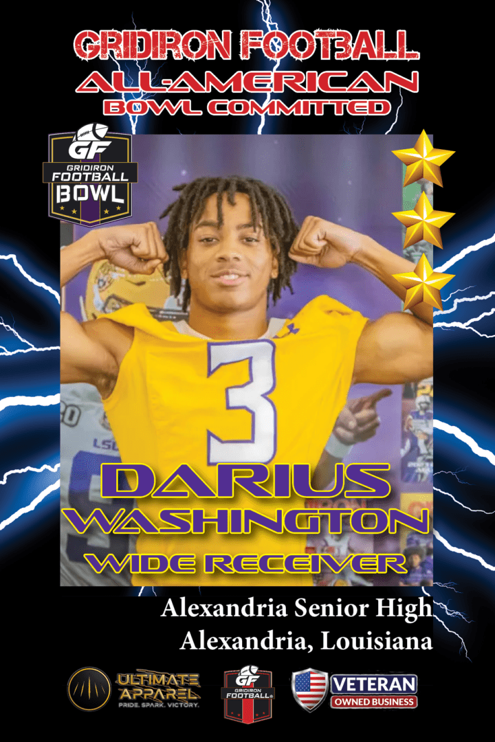 BREAKING NEWS: Alexandria Senior High School (Alexandria, LA) WR Darius ...