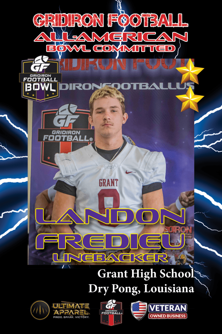 BREAKING NEWS: Grant High School (Dry Prong, LA) LB Landon Fredieu ...