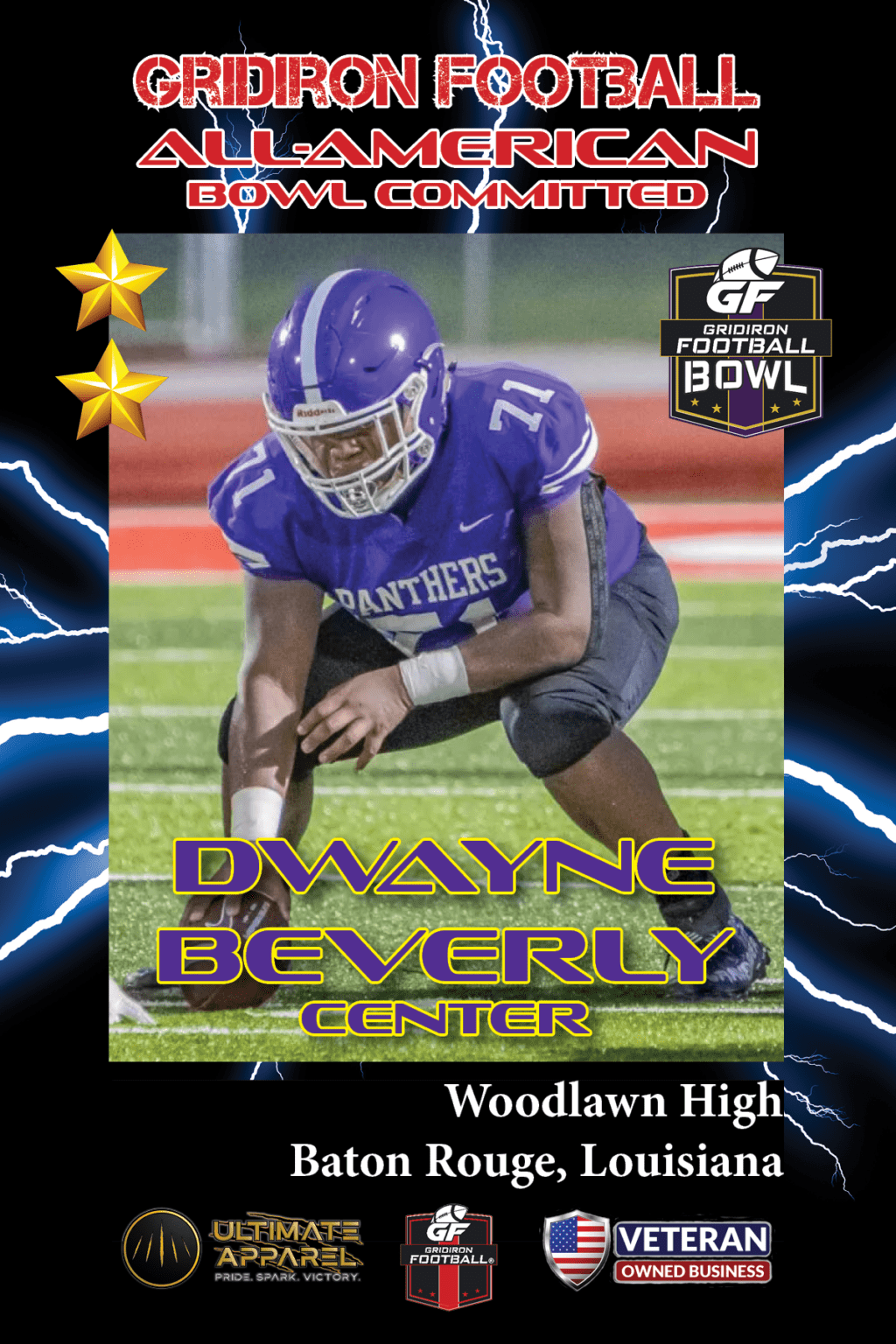 BREAKING NEWS: Woodlawn High School (Baton Rouge, LA) OL Dwayne Beverly ...