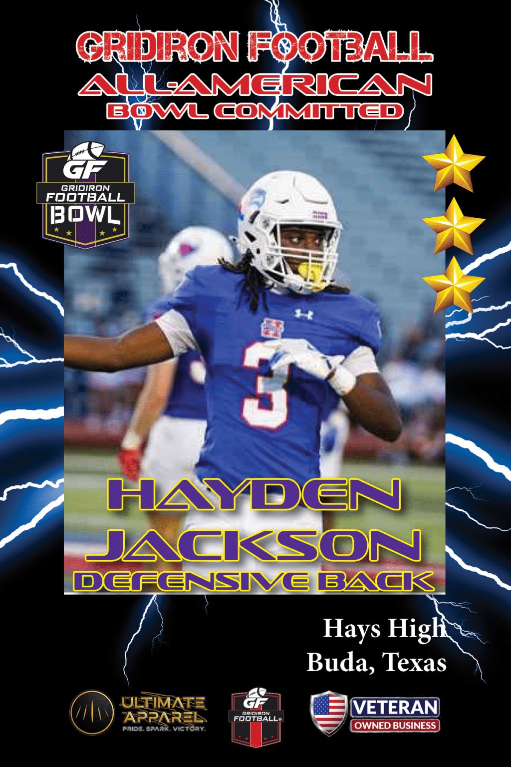 BREAKING NEWS: Hays High School (Buda, TX) CB Hayden Jackson Commits To ...