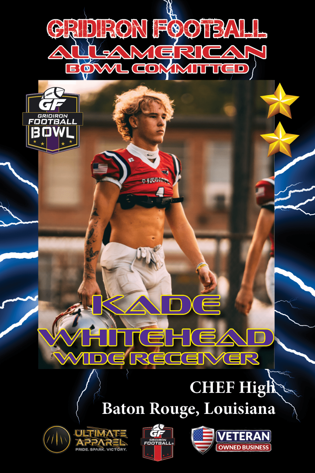 BREAKING NEWS: CHEF (Baton Rouge, LA) WR Kade Whitehead Commits to ...