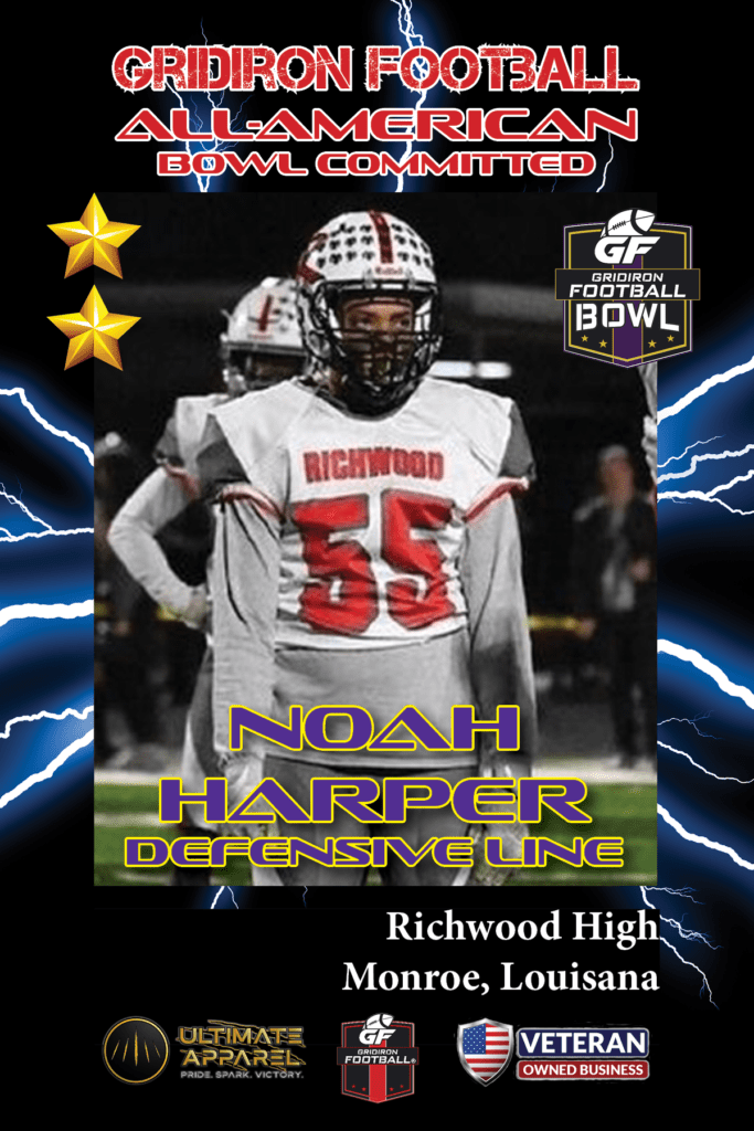 BREAKING NEWS: Richwood High School (Monroe, LA) DL Noah Harper Commits ...