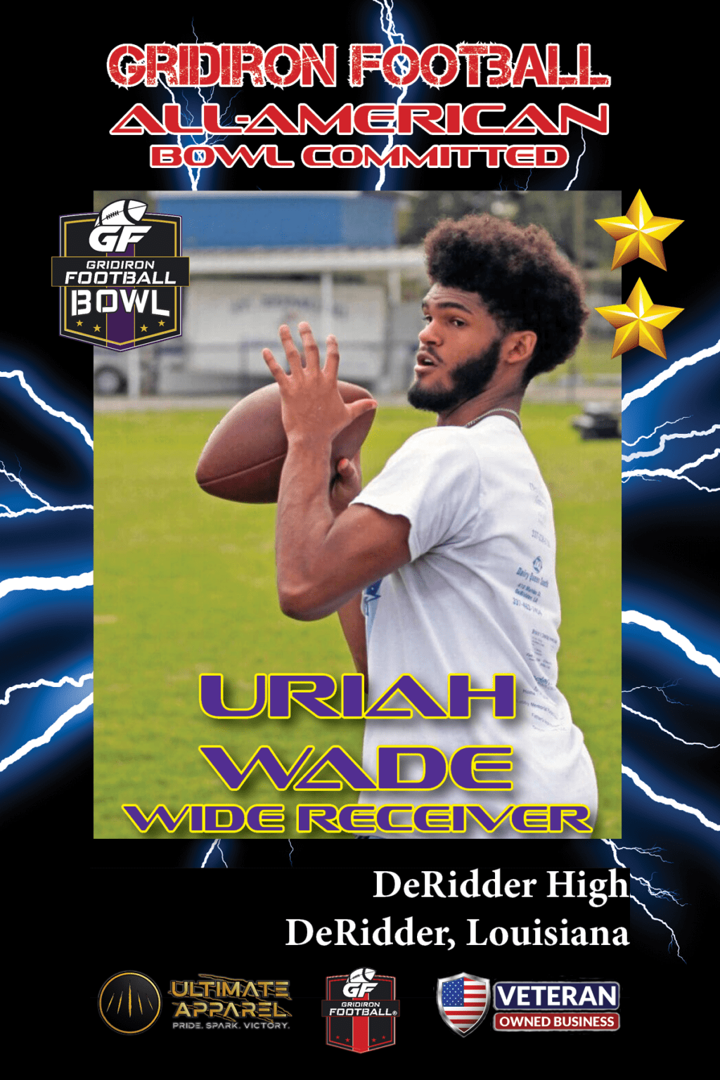BREAKING NEWS: DeRidder High School (DeRidder, LA) WR Uriah Wade ...