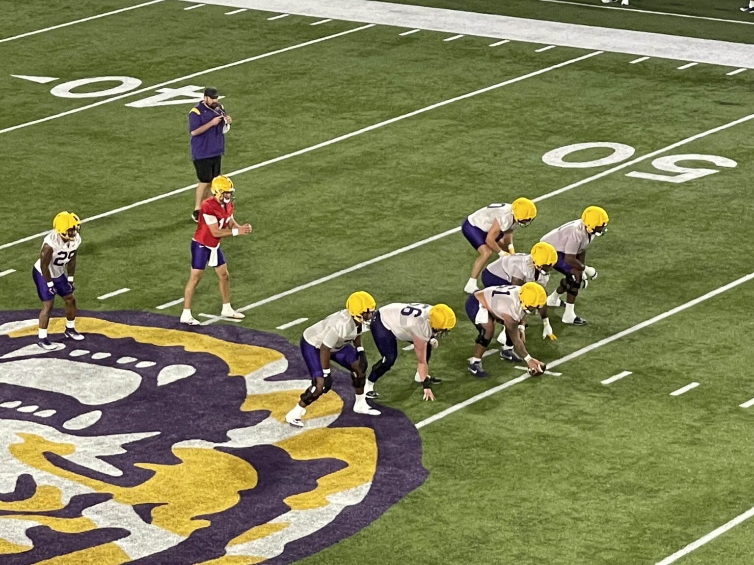 LSU Fall Practice Report #2: Aaron Anderson Not at Practice, Barion ...