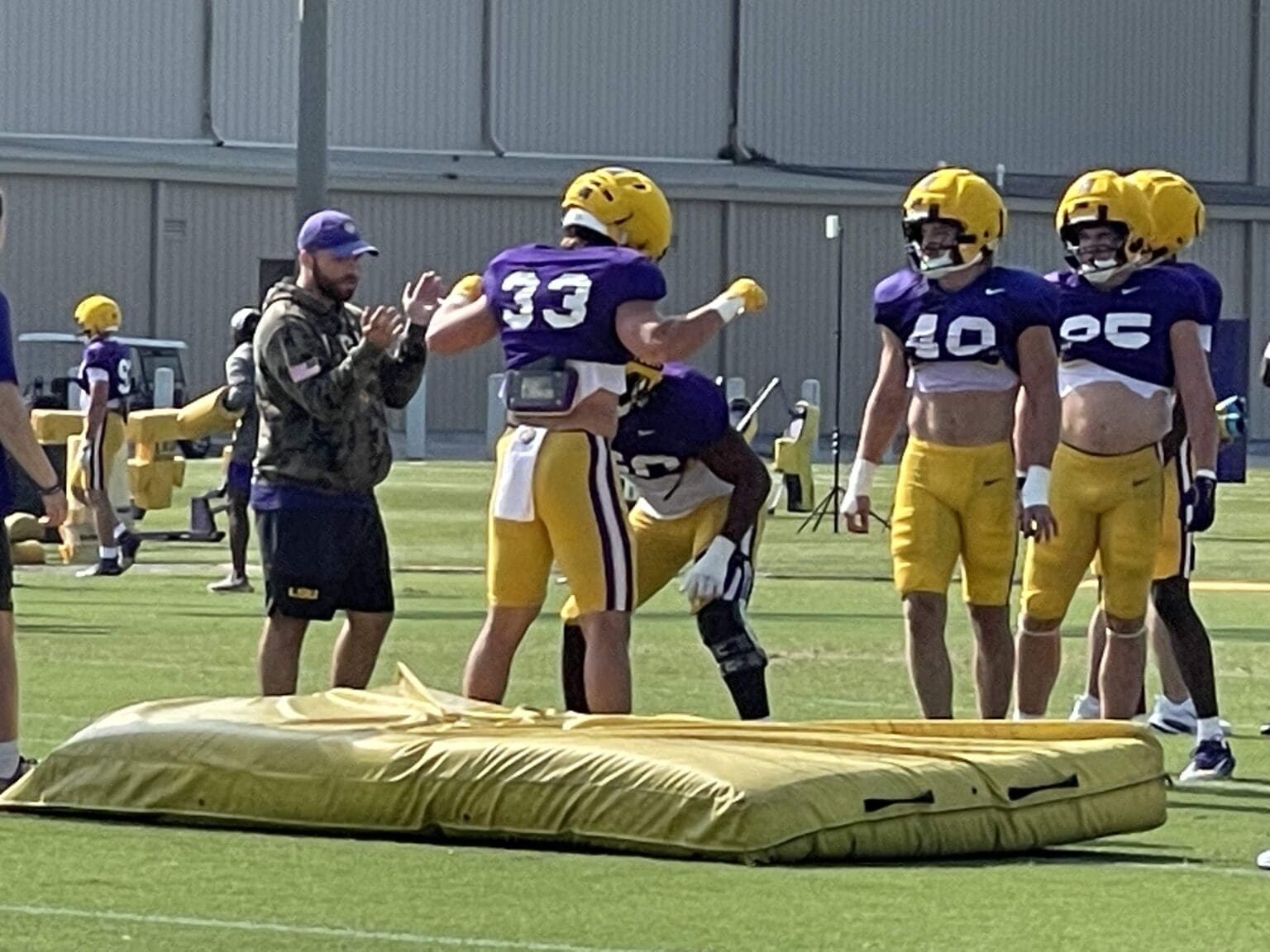 LSU Fall Practice #6 Report: Defensive Line Dominates in First Full ...