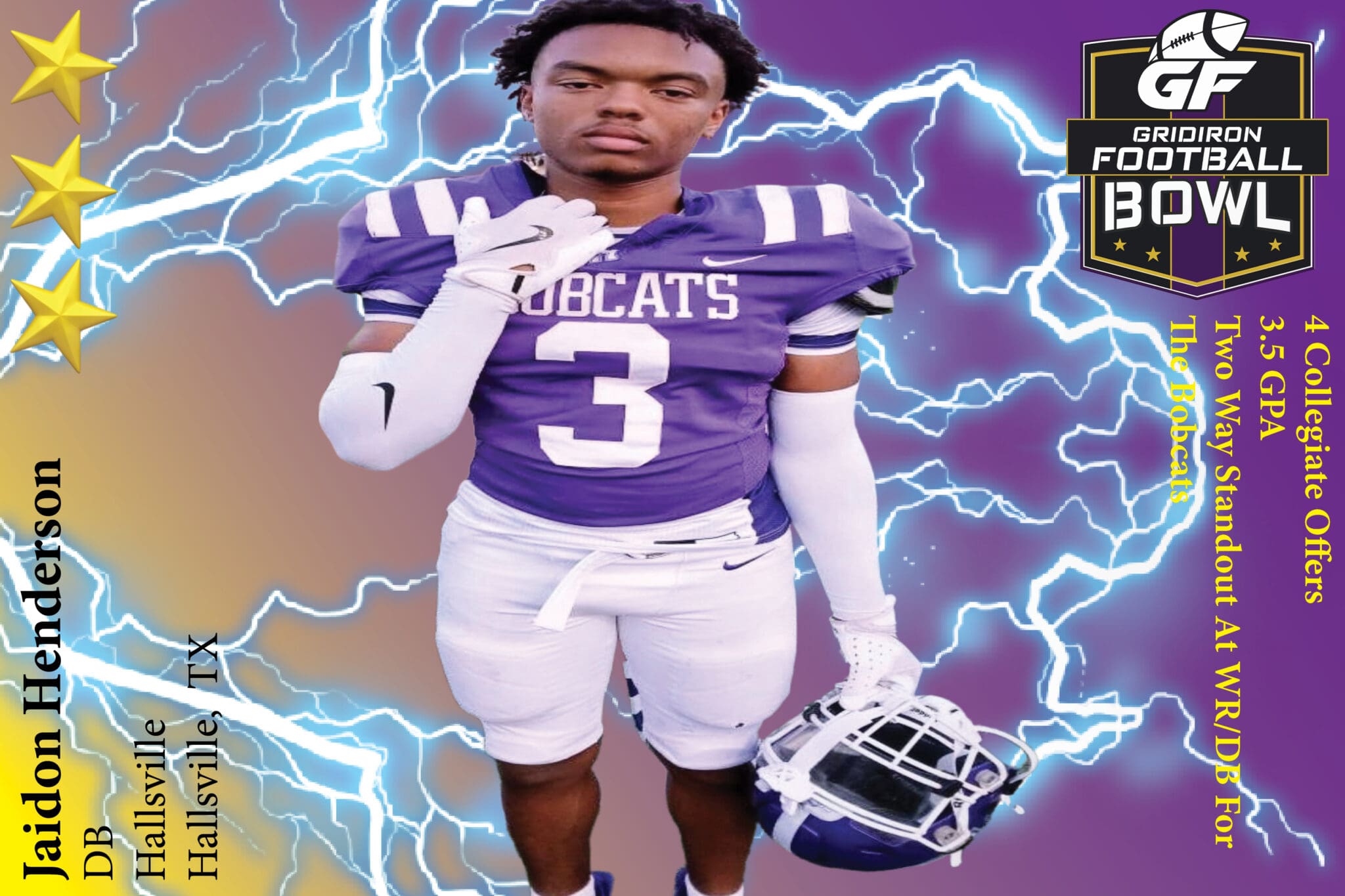 BREAKING NEWS: Hallsville High School (Hallsville, TX) DB Jaidon ...