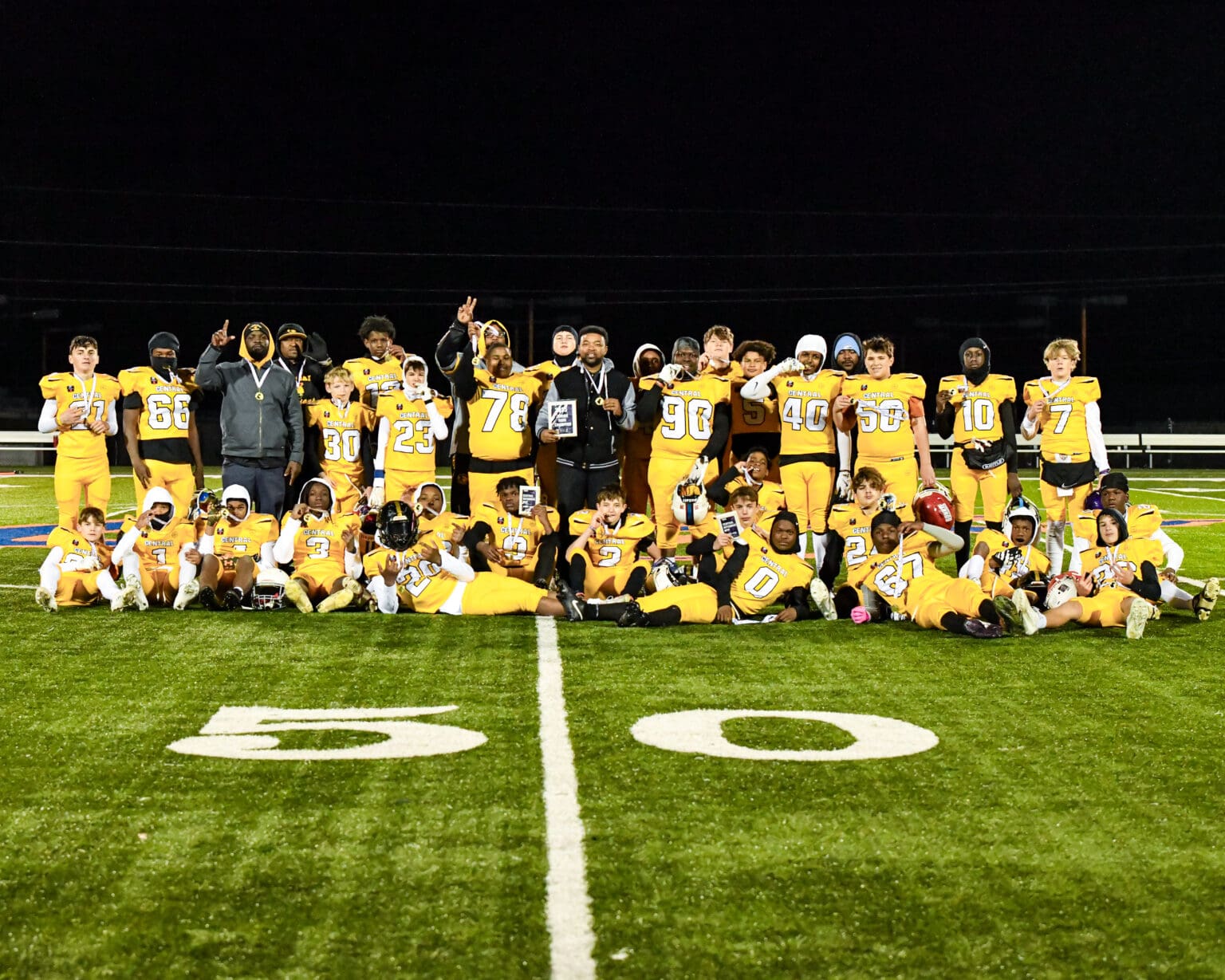 Team Central Repeats as Champions in 2025 Gridiron Football Junior High ...
